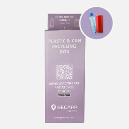 Plastic bottles and Cans Recycling Box - RECAPP